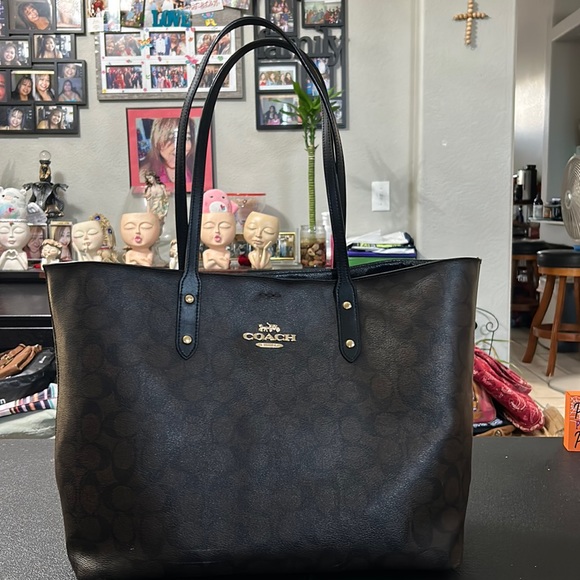 Coach | Bags | Authentic Coach Monogram Tote | Poshmark